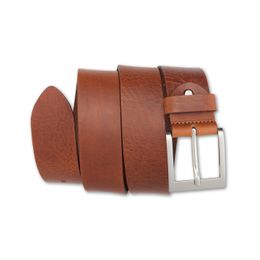 Bernd G&ouml;tz Lederg&uuml;rtel BERND G&Ouml;TZ "Lederg&uuml;rtel in rustikalem Classicstyle", Herren, Gr. 110, cognac, Rindsleder, G&uuml;rtel Lederg&uuml;rtel