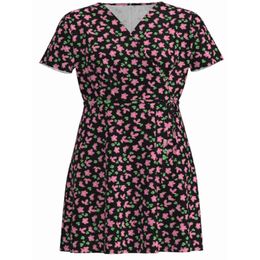 Pieces Kleid 'Emanuelle' Damen Gr&ouml;&szlig;e 38 hellgr&uuml;n / hellpink / schwarz / wei&szlig; Sommerkleid