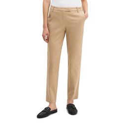 Marc O'Polo Chinohose MARC O'POLO "aus elastischem Baumwoll-Twill", Damen, Gr. 40, Normalgr&ouml;&szlig;en, braun (salted caramel), Twill, Obermaterial: 97% Baumwolle, 3% Elasthan, unifarben, skinny fit kurz, Hosen Chinohose