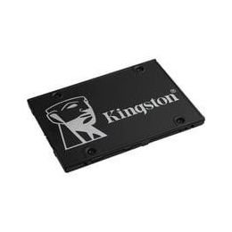 Kingston KC600 2048 GB, SSD schwarz, SATA 6 Gb/s, 2,5"