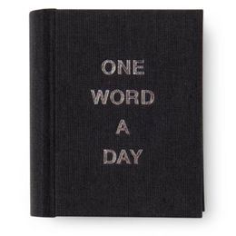 Notizbuch One Word a Day Schwarz