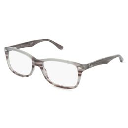 Ray-Ban RX5228 Brille Damen | Fassung: Vollrand, Quadratisch, Braun Marmoriert
