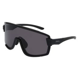Smith WILDCAT | Unisex-Sonnenbrille | Fassung: Vollrand, Monoscheibe, Kunststoff, Schwarz Matt | Glasfarbe: Grau