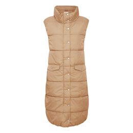 B.Young Weste 'Bomina' Damen Gr&ouml;&szlig;e XXL beige / braun