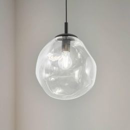 TK Lighting H&auml;ngeleuchte Sol Mini, Glas, &Oslash; 25 cm, schwarz/klar