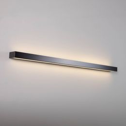 MCJ LED-Wandleuchte Mera, Breite 120cm, schwarz, 3000K