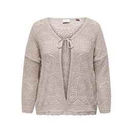Only Carmakoma Strickjacke Damen Gr&ouml;&szlig;e XXL beige