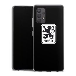 DeinDesign Galaxy A32 4G Handy Silikon H&uuml;lle Case transparent Handyh&uuml;lle Sechzger Official Licensed Product Tsv 1860 M&uuml;nchen Silikon Case