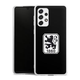 DeinDesign Galaxy A33 5G Handy Silikon H&uuml;lle Case transparent Handyh&uuml;lle Tsv 1860 M&uuml;nchen Official Licensed Product Sechzger Silikon Case
