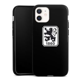 DeinDesign iPhone 12 mini Handy Silikon H&uuml;lle Case schwarz Handyh&uuml;lle Sechzger Official Licensed Product Tsv 1860 M&uuml;nchen