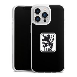 DeinDesign iPhone 13 Pro Handy Silikon H&uuml;lle Case wei&szlig; Handyh&uuml;lle Sechzger Official Licensed Product Tsv 1860 M&uuml;nchen Silikon Case