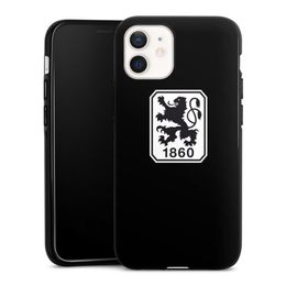 DeinDesign iPhone 12 Handy Silikon H&uuml;lle Case schwarz Handyh&uuml;lle Sechzger Official Licensed Product Tsv 1860 M&uuml;nchen