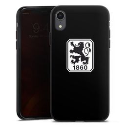 DeinDesign iPhone Xr Handy Silikon H&uuml;lle Case schwarz Handyh&uuml;lle Sechzger Official Licensed Product Tsv 1860 M&uuml;nchen