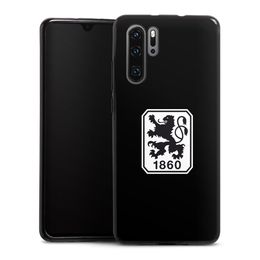DeinDesign Huawei P30 Pro Handy Silikon H&uuml;lle Case schwarz Handyh&uuml;lle Sechzger Official Licensed Product Tsv 1860 M&uuml;nchen