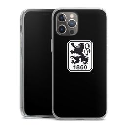DeinDesign iPhone 12 Pro Max Handy Silikon H&uuml;lle Case transparent Handyh&uuml;lle Sechzger Official Licensed Product Tsv 1860 M&uuml;nchen Silikon Case