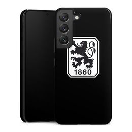 DeinDesign Galaxy S22 Handy Premium Case Smartphone Handyh&uuml;lle Schutzh&uuml;lle gl&auml;nzend Sechzger Official Licensed Product Tsv 1860 M&uuml;nchen Premium Case