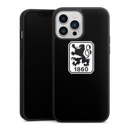 DeinDesign iPhone 13 Pro Max Handy Premium Silikon H&uuml;lle Handyh&uuml;lle schwarz Case Sechzger Official Licensed Product Tsv 1860 M&uuml;nchen Silikon Premium Case
