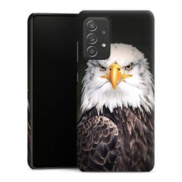 DeinDesign Galaxy A52s 5G Handy Premium Case Smartphone Handyh&uuml;lle Schutzh&uuml;lle matt Bird Animals Eagle Premium Case