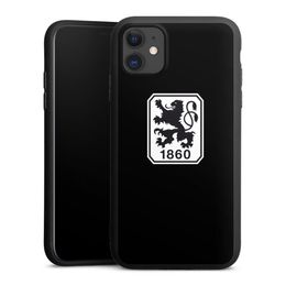 DeinDesign iPhone 11 Handy Premium Silikon H&uuml;lle Handyh&uuml;lle schwarz Case Tsv 1860 M&uuml;nchen Official Licensed Product Sechzger Silikon Premium Case