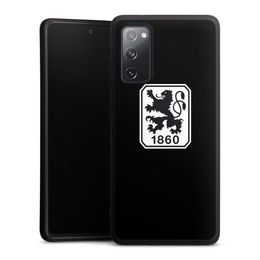 DeinDesign Galaxy S20 FE Handy Premium Silikon H&uuml;lle Handyh&uuml;lle schwarz Case Tsv 1860 M&uuml;nchen Official Licensed Product Sechzger Silikon Premium Case