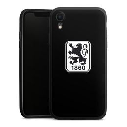 DeinDesign iPhone Xr Handy Premium Silikon H&uuml;lle Handyh&uuml;lle schwarz Case Sechzger Official Licensed Product Tsv 1860 M&uuml;nchen Silikon Premium Case