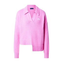 GAP Petite Pullover Damen Gr&ouml;&szlig;e M hellpink / wei&szlig;