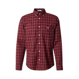 Gant Hemd 'CLASSIC' Herren Gr&ouml;&szlig;e L rot / dunkelrot / schwarz / wei&szlig;
