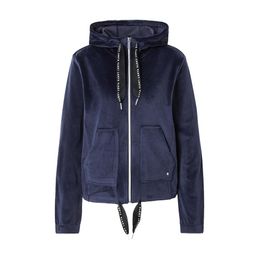 Luhta Athletic Zip-Up Hoodie 'BROMARF' female Blue size L