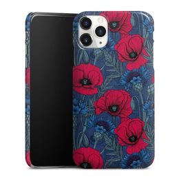 DeinDesign iPhone 11 Pro Max Handy Premium Case Smartphone Handyh&uuml;lle Schutzh&uuml;lle gl&auml;nzend Poppy Painting Flower Premium Case