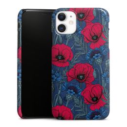 DeinDesign iPhone 11 Handy Premium Case Smartphone Handyh&uuml;lle Schutzh&uuml;lle gl&auml;nzend Poppy Painting Flower Premium Case