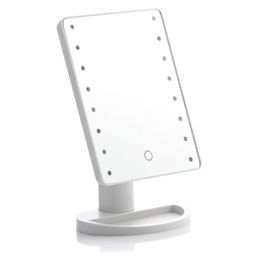 InnovaGoods LED-Spiegel in Weiß - (B)17 x ()27 x (T)12 cm - 65% | Spiegel