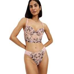 Triumph Bustier "Sensual Spotlight" in Rosa/ Bunt - 56% | Gr&ouml;&szlig;e 75B | Damen-bhs
