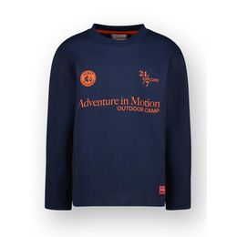 Vingino Longsleeve "Herris" in Dunkelblau - 72% | Gr&ouml;&szlig;e 140 | Kinder-longsleeves