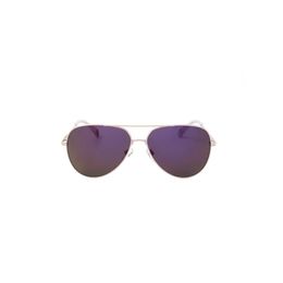 Polaroid Unisex-Sonnenbrille in Wei&szlig;/ Lila - 58% | Gr&ouml;&szlig;e 60 | Brillen-herren