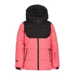 Icepeak Ski-/ Snowboardjacke "Loris" in Pink/ Schwarz - 54% | Gr&ouml;&szlig;e 128 | Kinder-outdoor-jacken