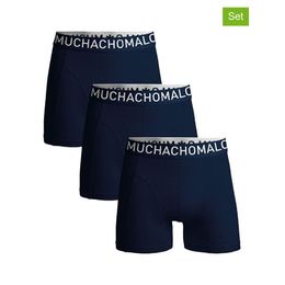 MUCHACHOMALO 3er-Set: Boxershorts in Dunkelblau - 12% | Gr&ouml;&szlig;e 3XL | Herren-waesche