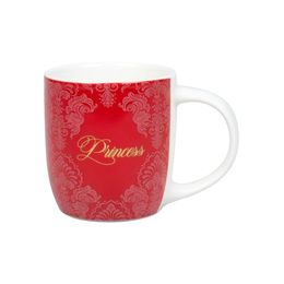 K&ouml;nitz K&ouml;nitz Tasse ''Princess'' in Rot/ Wei&szlig; - 230 ml - 14% | Gedeckter-tisch