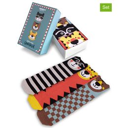 Denokids 3er-Set: Socken in Bunt - 54% | Größe 116/122 | Kinder-socken-strumpfhosen
