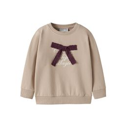 name it Sweatshirt "Setina" in Beige - 22% | Gr&ouml;&szlig;e 116 | Kinder-sweatshirts-jacken