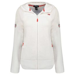 Geographical Norway Fleecejacke "Upalood" in Wei&szlig; - 62% | Gr&ouml;&szlig;e XL | Damenjacken