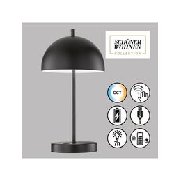 FH Lighting LED-Tischleuchte "Kia" in Schwarz - &Oslash; 18 cm x (H)35 cm - 52% | Tischleuchten