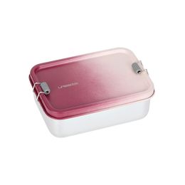 L&auml;ssig L&auml;ssig Lunchbox ''Solid'' in Silber/ Pink - (B)18 x (H)6,9 x (T)13,3 cm - 11% | Aufbewahren-servieren