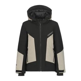 Icepeak Ski-/ Snowboardjacke "Langdon" in Schwarz/ Beige - 56% | Gr&ouml;&szlig;e 128 | Kinder-outdoor-jacken