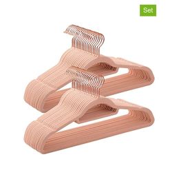 Songmics 50er-Set: Kleiderbügel in Rosa/ Roségold - (B)43,5 x (H)22,5 cm - 10% | Garderoben