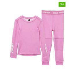 Helly Hansen 2tlg. Funktionswäsche-Set in Rosa - 50% | Größe 104 | Kinder-waesche