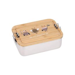 L&auml;ssig L&auml;ssig Lunchbox ''Nature'' in Silber/ Beige - (B)18 x (H)6 x (T)12 cm - 11% | Aufbewahren-servieren