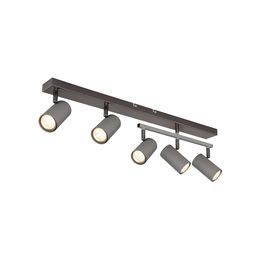 Globo lighting Deckenleuchte "Robby" in Schwarz/ Grau - (B)70 x (H)17 x (T)35 cm - 35% | Haengeleuchten-deckenleuchten