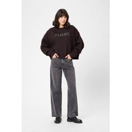 Kaffe Sweatshirt in Dunkelbraun - 63% | Gr&ouml;&szlig;e XXL | Damen-sweatshirts-jacken