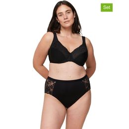 Triumph 2er-Set: Taillenpantys "Freedom" in Schwarz - 58% | Gr&ouml;&szlig;e L | Damen-unterteile