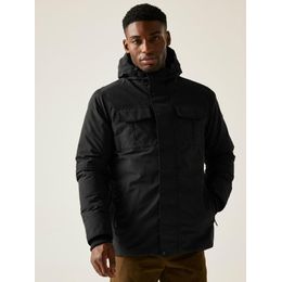 Regatta Übergangsjacke "Eamont" in Schwarz - 65% | Größe XL | Herren-plussize